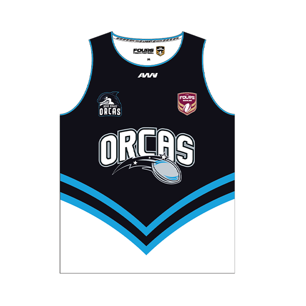 Gold Coast Orcas Playing Jersey – Fours Touch Football - Australia